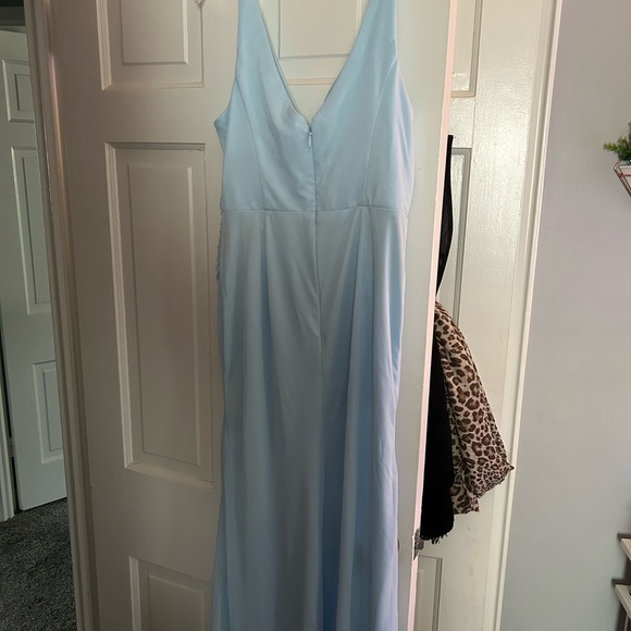 Azazie | Dresses | Light Blue Azazie Bridesmaid Dress | Poshmark